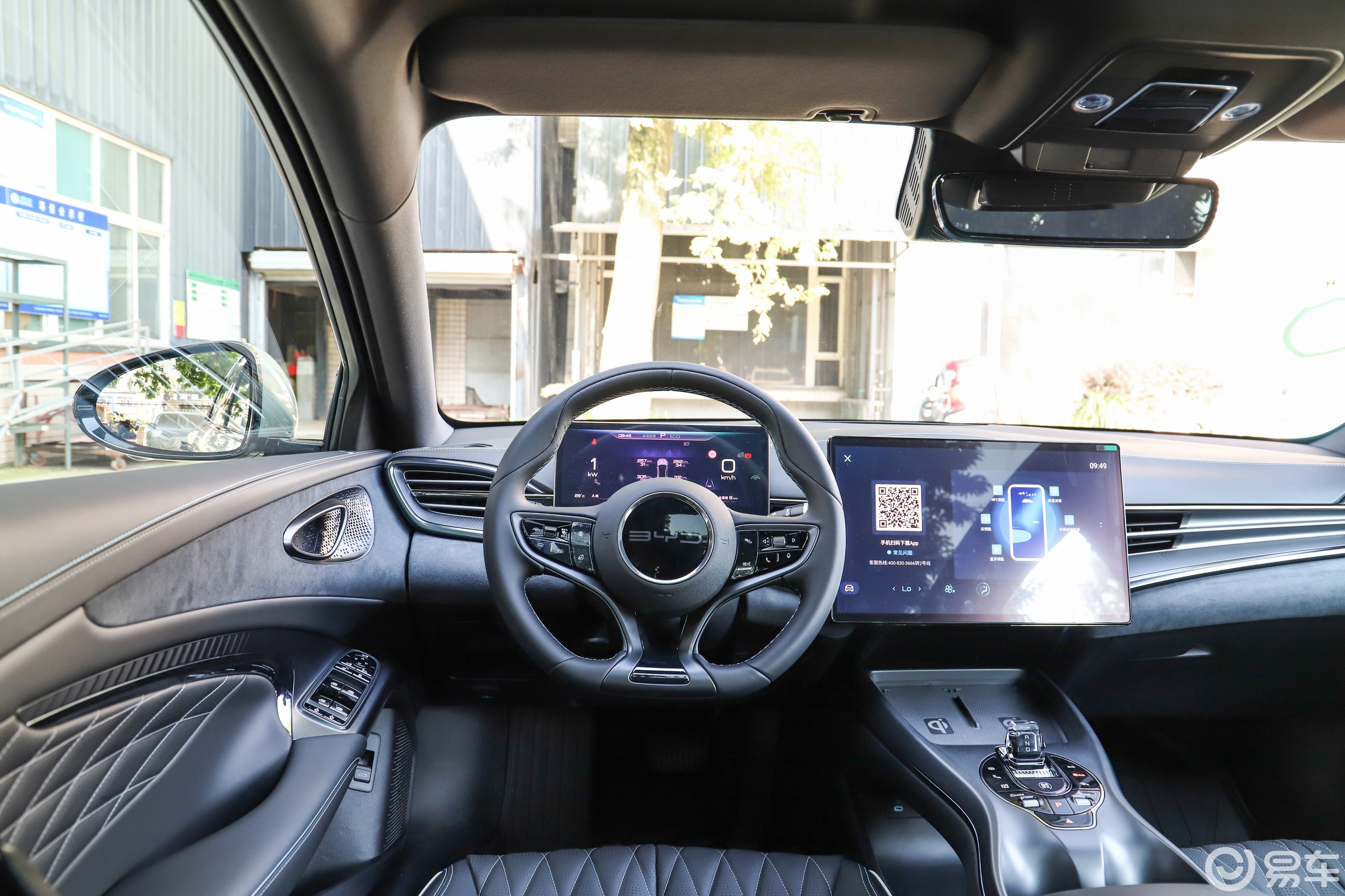 【海豹冠军版 EV 550km 后驱精英型驾驶位区域图片-汽车图片大全】-易车