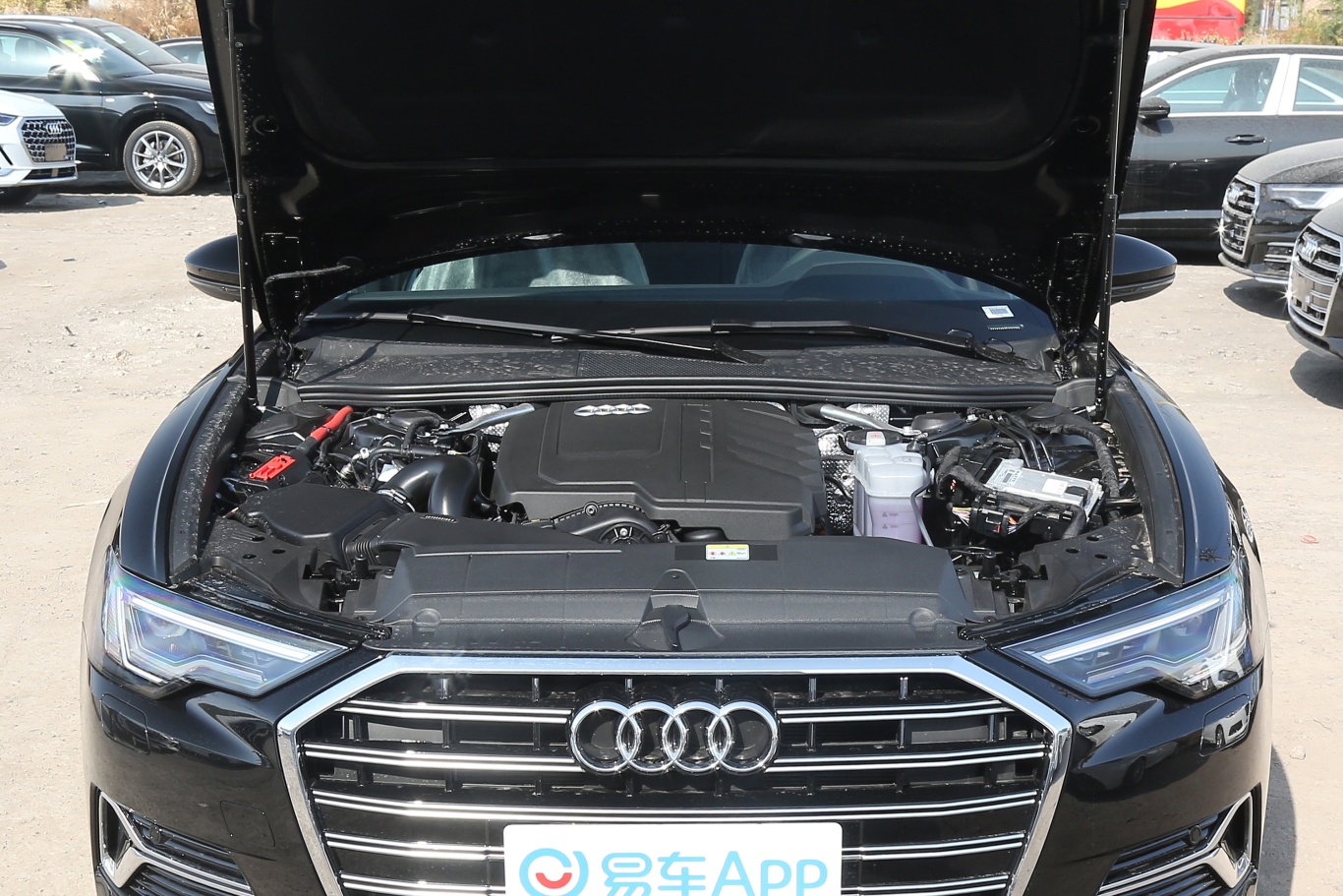 【奥迪A6L40 TFSI 豪华致雅型发动机舱整体图片-汽车图片大全】-易车