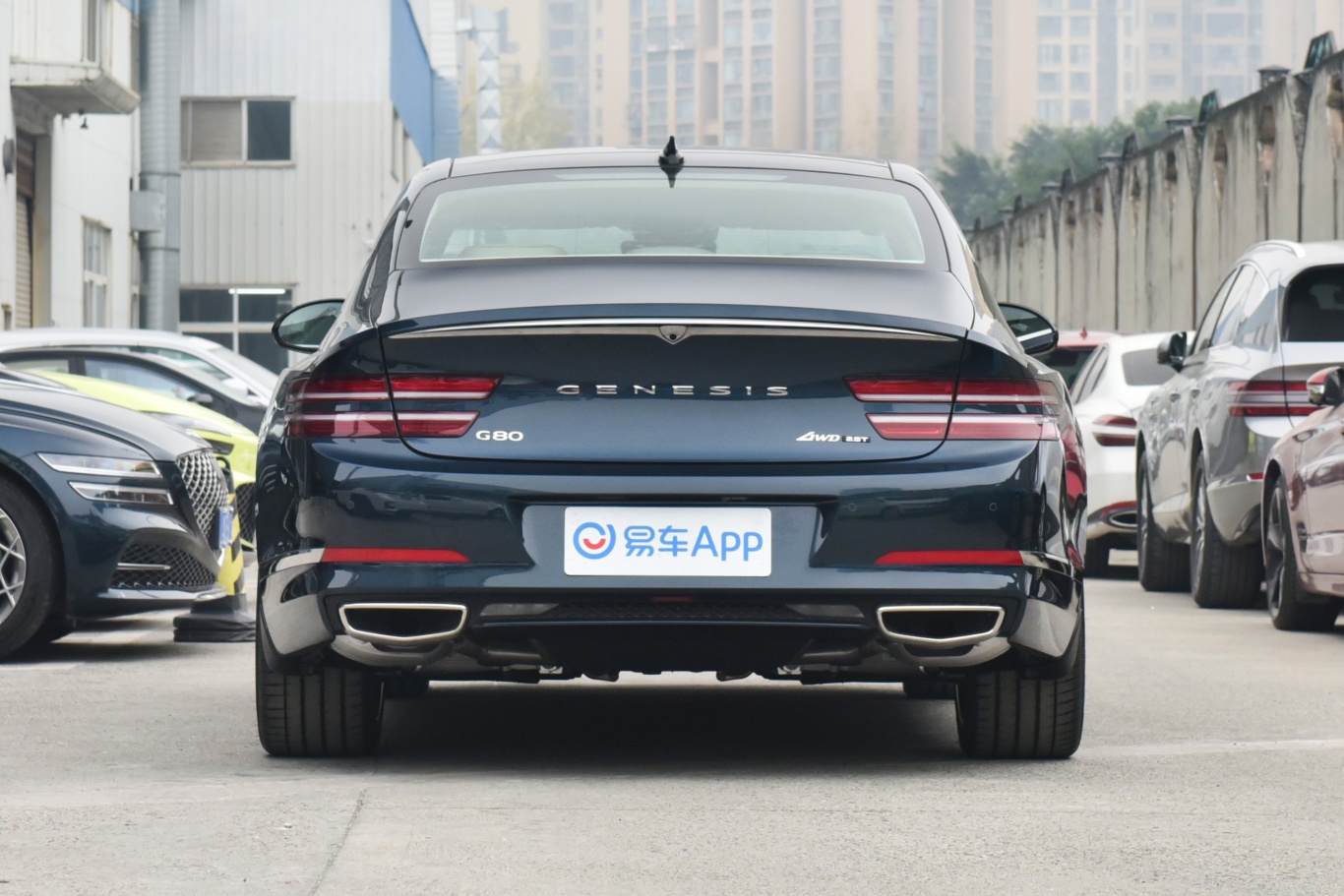 【捷尼赛思G802.5T 四驱旗舰版正后水平图片-汽车图片大全】-易车