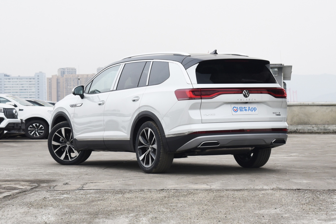 【揽境530TSI 四驱旗舰胜境版Pro 6座侧后45度车头向左水平图片-汽车图片大全】-易车