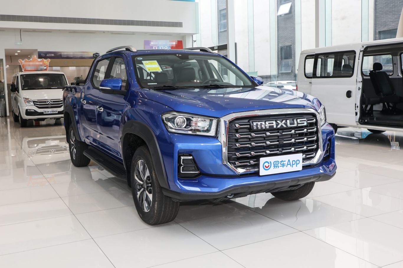 【上汽大通MAXUS 星际星际L 2.0T 手动四驱长箱豪华版 柴油侧前45度车头向右水平图片-汽车图片大全】-易车