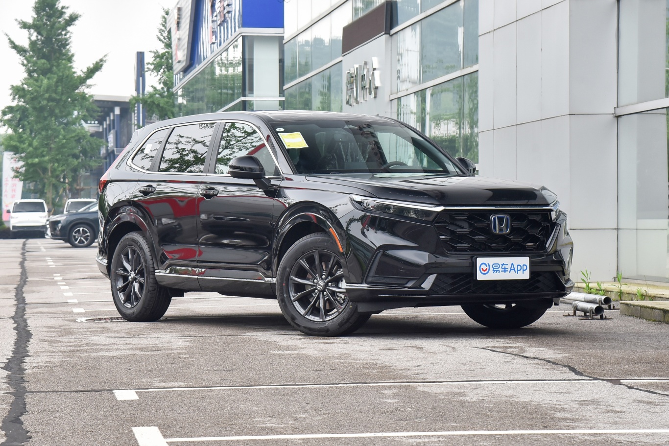 【本田CR-V混动 2.0L 两驱智逸版侧前45度车头向左水平图片-汽车图片大全】-易车