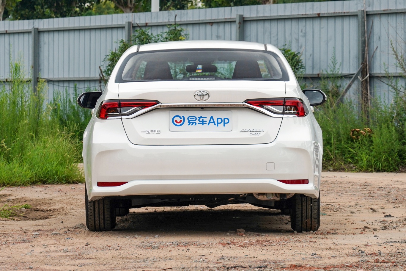 【卡罗拉1.2T 先锋版正后水平图片-汽车图片大全】-易车