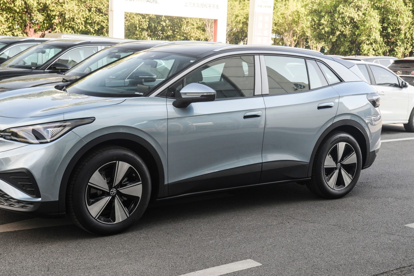 【ID.4 X聪明款 425km 纯净智享版外观细节图片-汽车图片大全】-易车