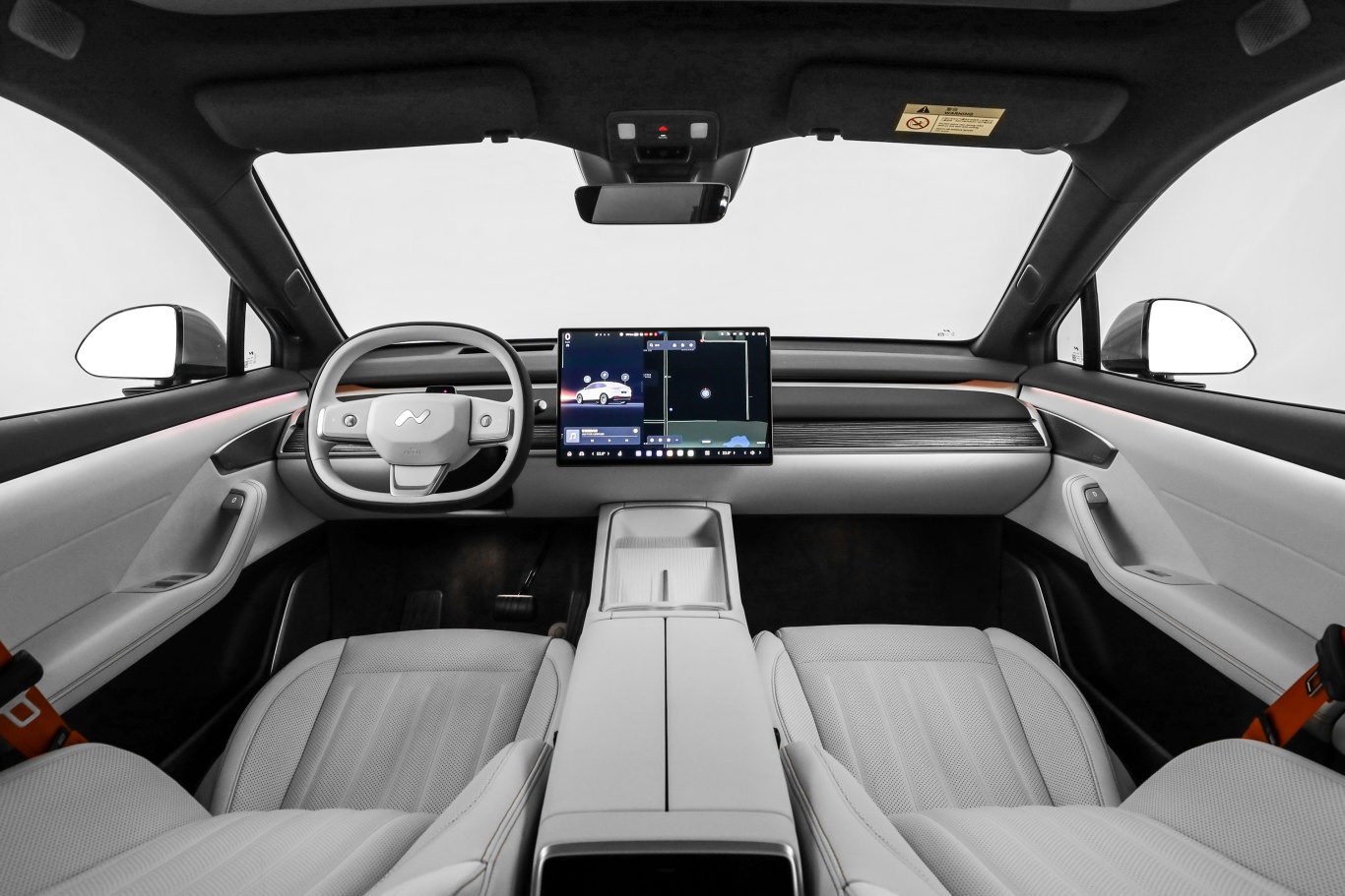 【乐道L60555km 后驱标准续航版内饰全景正拍图片-汽车图片大全】-易车