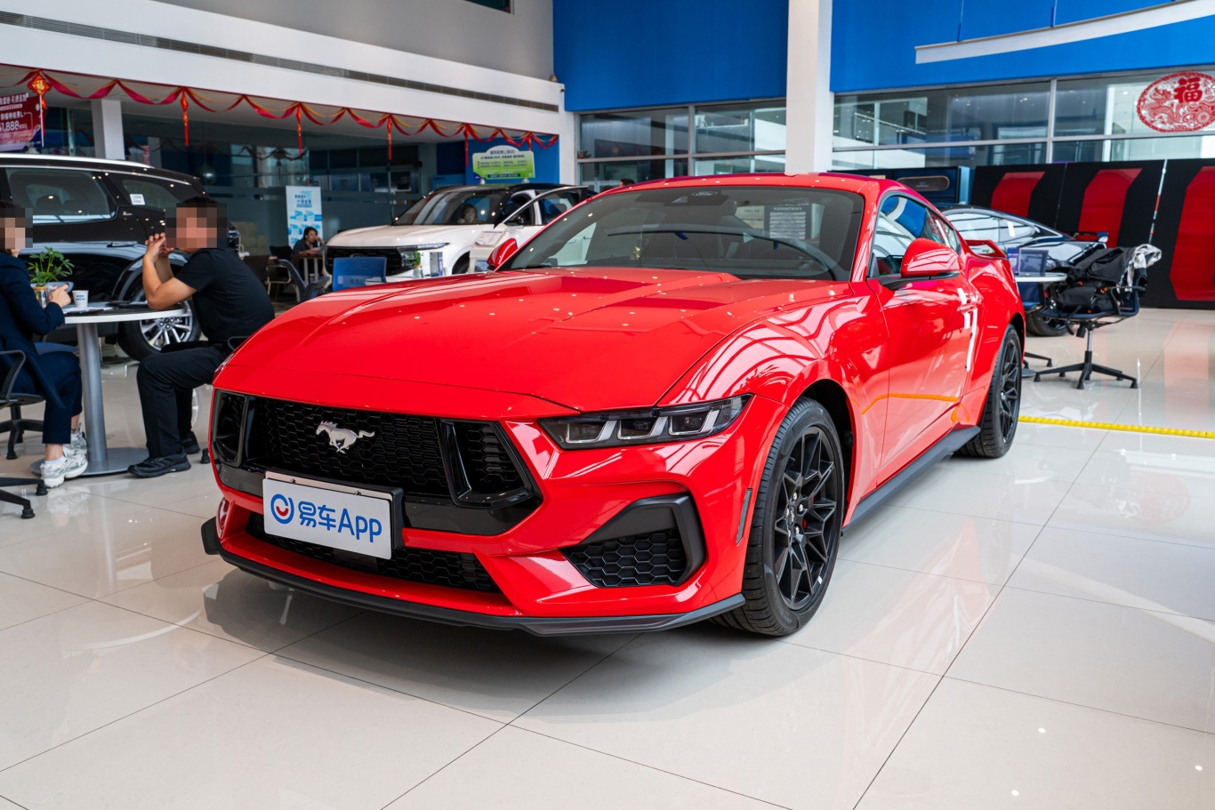 【Mustang2.3T 硬顶性能版侧前45度车头向左水平图片-汽车图片大全】-易车