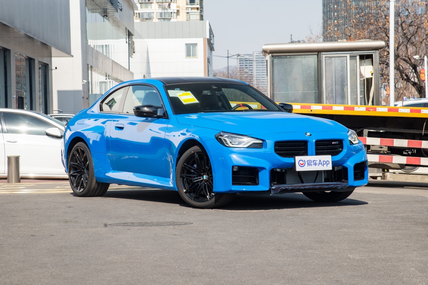 【宝马M2M2侧前45度车头向右水平图片-汽车图片大全】-易车