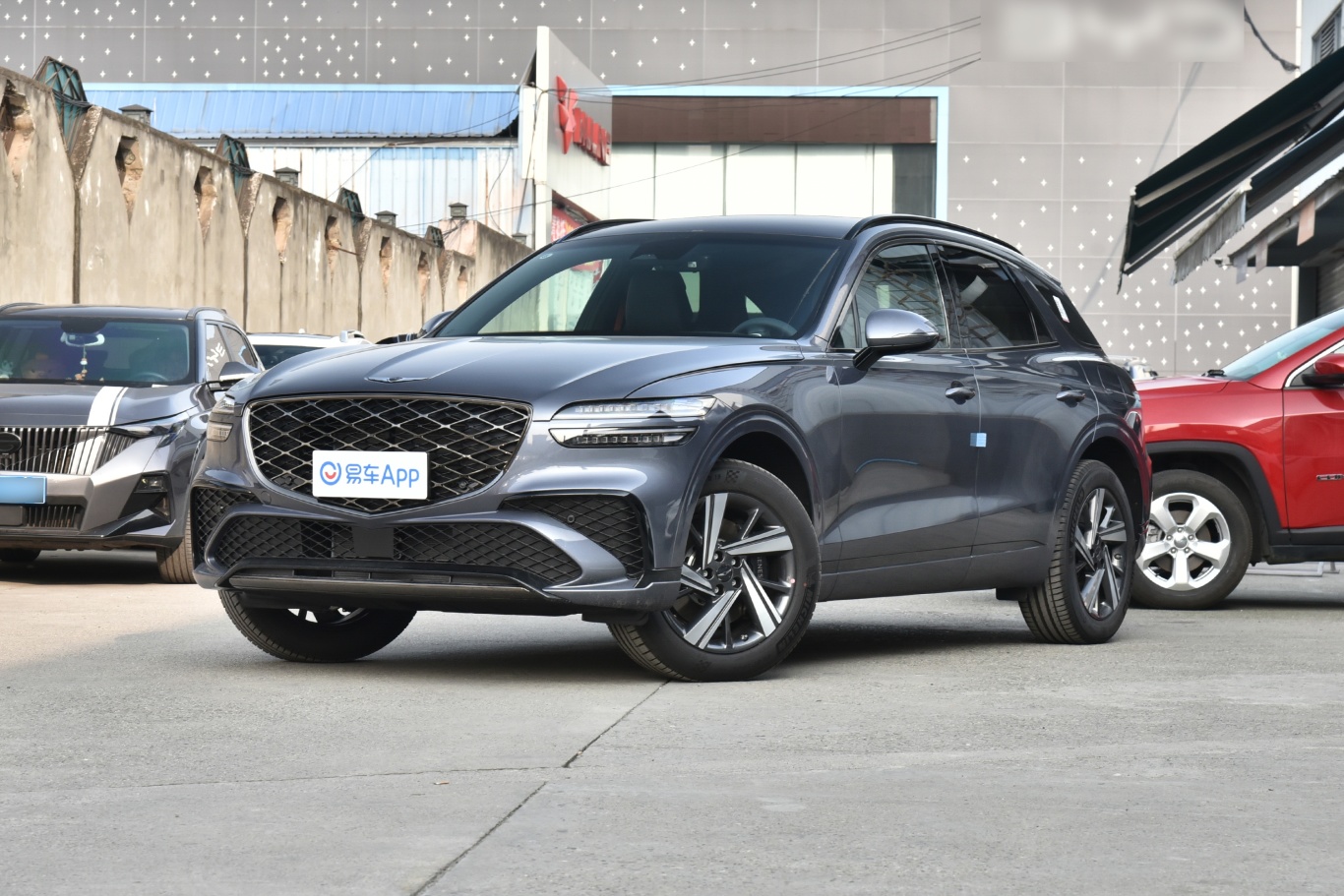 【捷尼赛思GV702.5T 四驱豪华运动套件版侧前45度车头向左水平图片-汽车图片大全】-易车