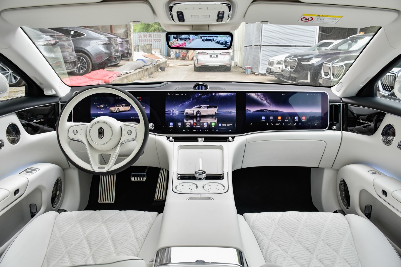 【尊界S800纯电版 670km 星辉尊享版 5座内饰全景正拍图片-汽车图片大全】-易车