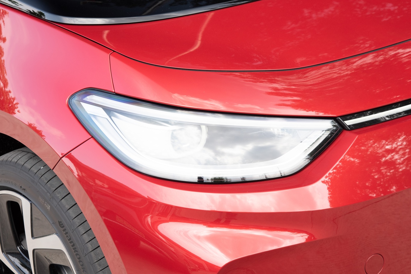 【大众ID.3GTX套件款 451km 极智版大灯侧45度俯拍图片-汽车图片大全】-易车