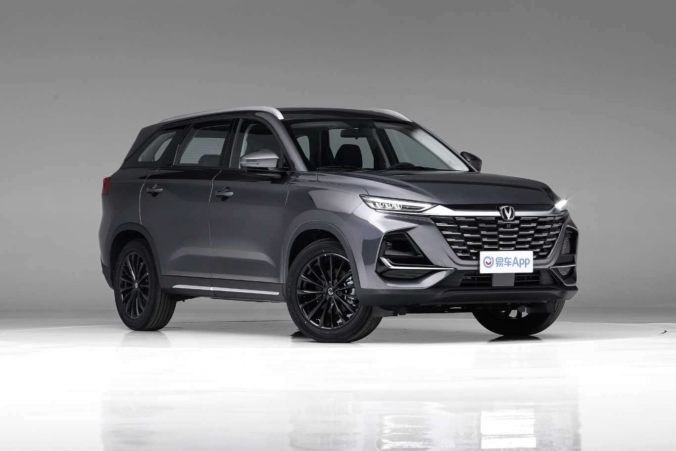 【长安CS75PRO 1.5T 双离合进阶型 7座侧前45度车头向右水平图片-汽车图片大全】-易车