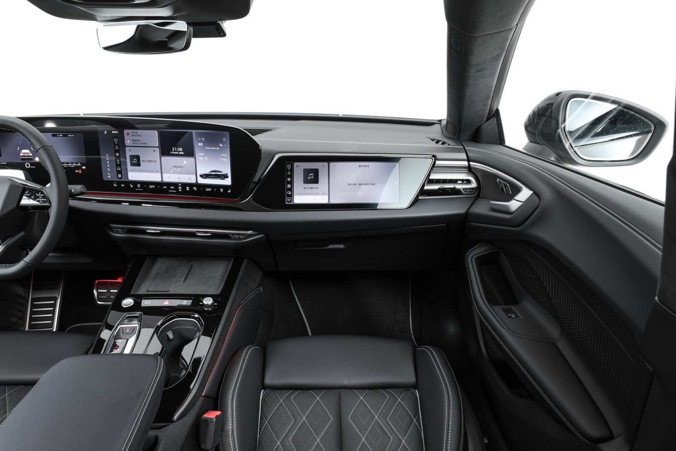 【奥迪A5L Sportback2.0T 旗舰智曜型副驾驶位区域图片-汽车图片大全】-易车