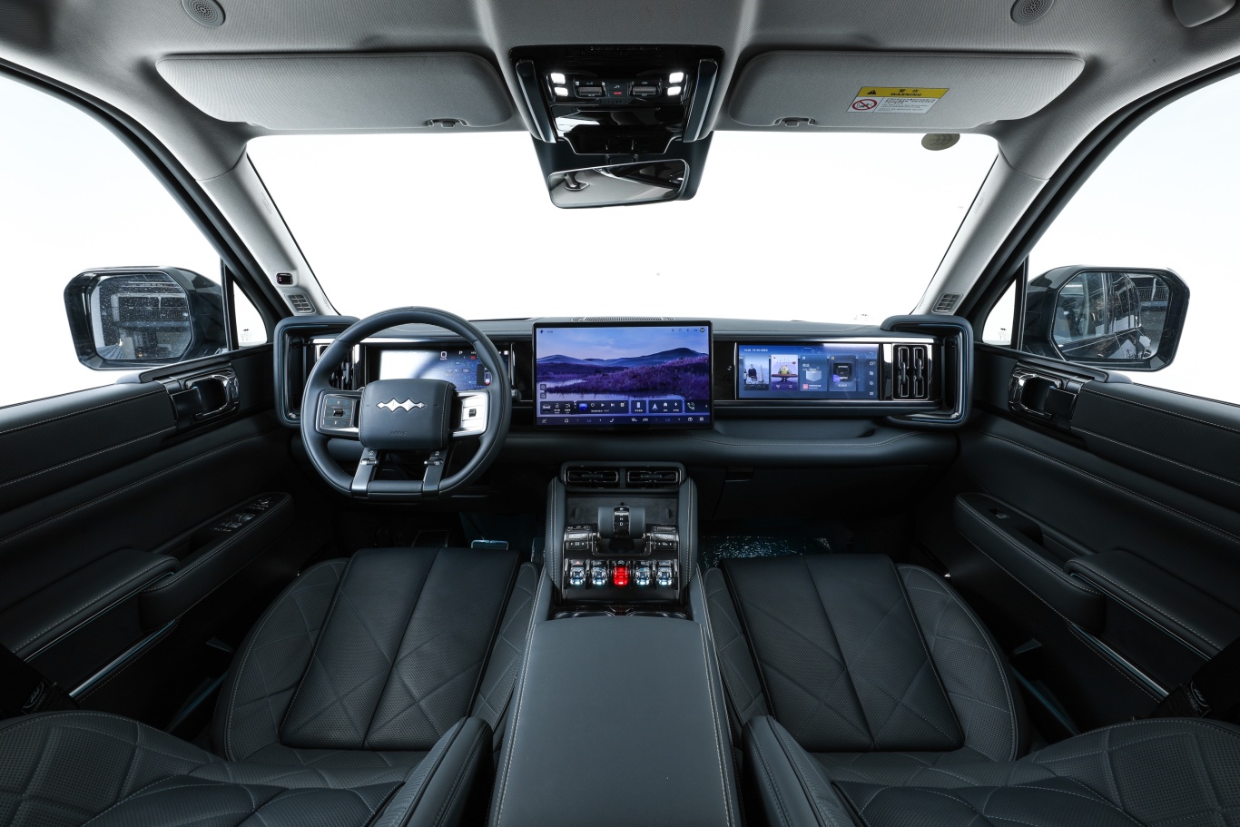 【豹51.5T 125km 天神智驾Ultra版内饰全景正拍图片-汽车图片大全】-易车