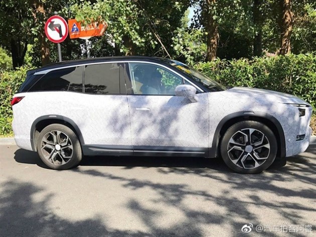 蔚来ES8量产版路试谍照曝光 或2017年底上市_易车