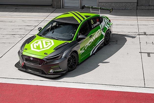 名爵新款TCR赛车亮相 新款名爵6外观造型实锤_易车