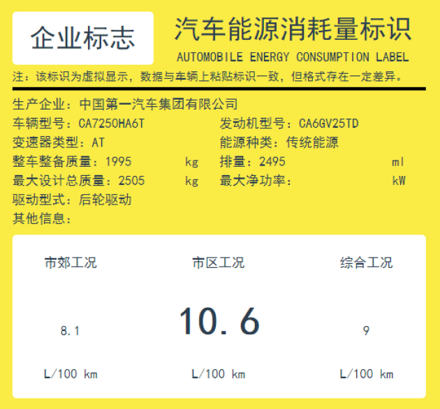 红旗H9 2.5T动力版本信息曝光 产品序列将进一步丰富_汽车产经网