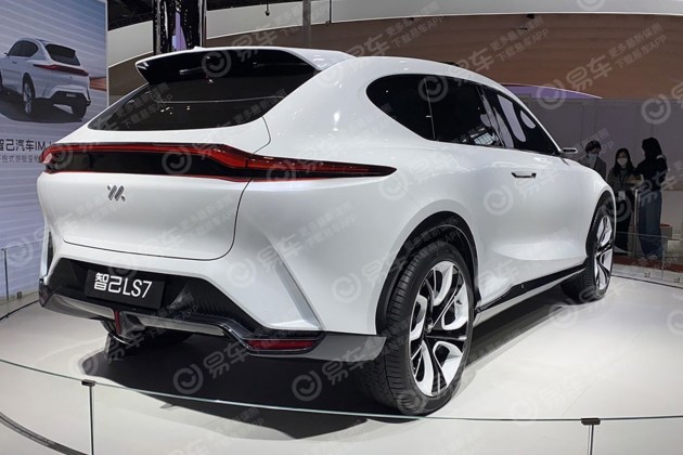 2021上海车展探馆：智己新款SUV LS7展台曝光 设计简洁动感_易车