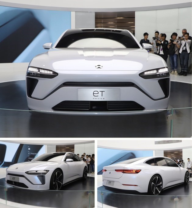 2021上海车展实拍：蔚来ET7 NEDC续航超1000km/剑指Model S_汽车产经网