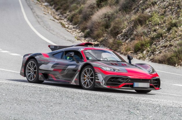 梅赛德斯-AMG ONE最新谍照曝光 量产版或慕尼黑车展亮相_易车