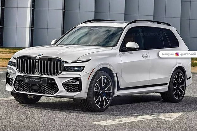 新款宝马X7谍照曝光 或在明年年初亮相_易车