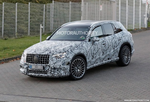 全新梅赛德斯-AMG GLC 43谍照曝光 2.0T+48V轻混动力系统_易车